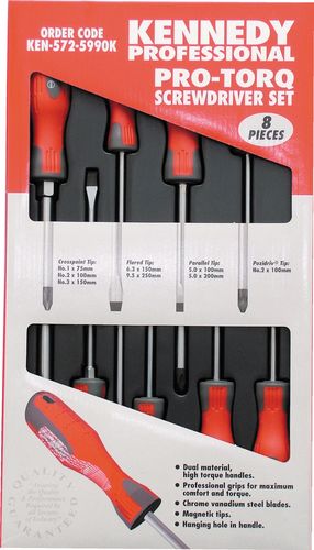 8-PCE PRO-TORQ SCREWDRIVER SET – Cromindo Store