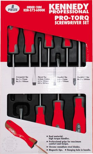 8-PCE PRO-TORQ SCREWDRIVER SET – Cromindo Store