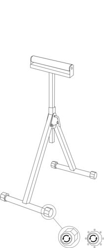 HEAVY DUTY ROLLER STAND – Cromindo Store